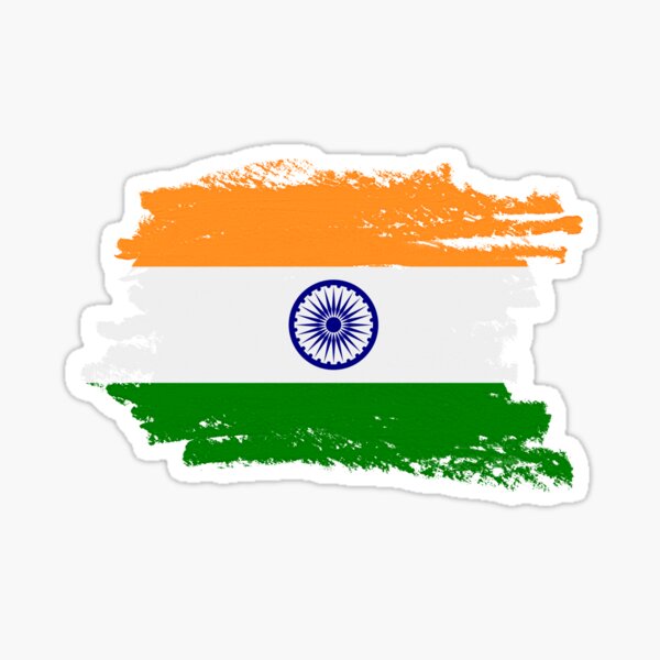 "Indian flag" Sticker for Sale by Wingshub | Redbubble