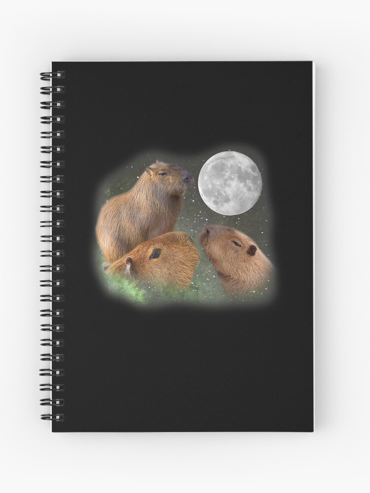 "Cute Capybara Animals" Spiral Notebook for Sale by ScarlettAlex ...