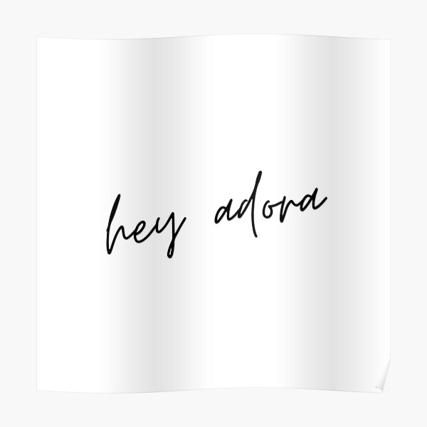 "Hey Adora - Catra - She-RA" Poster for Sale by tziggles | Redbubble