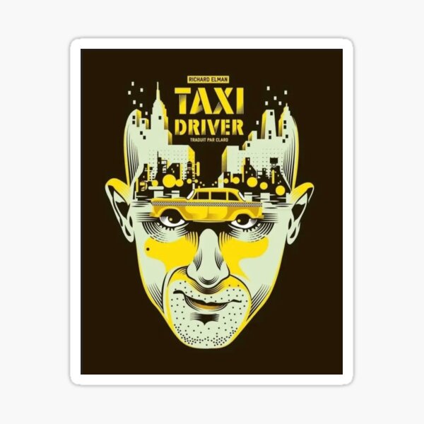 "Taxi driver" Sticker for Sale by Brewsoup | Redbubble