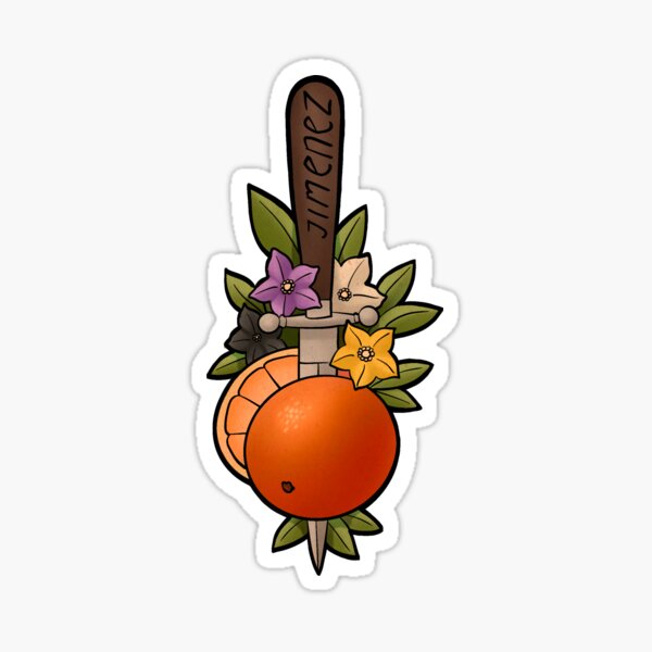 "Jim Jimenez Orange Our flag means death" Sticker for Sale by illustore ...