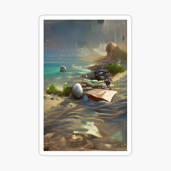 "Shoreline" Sticker for Sale by Lachrymosa | Redbubble
