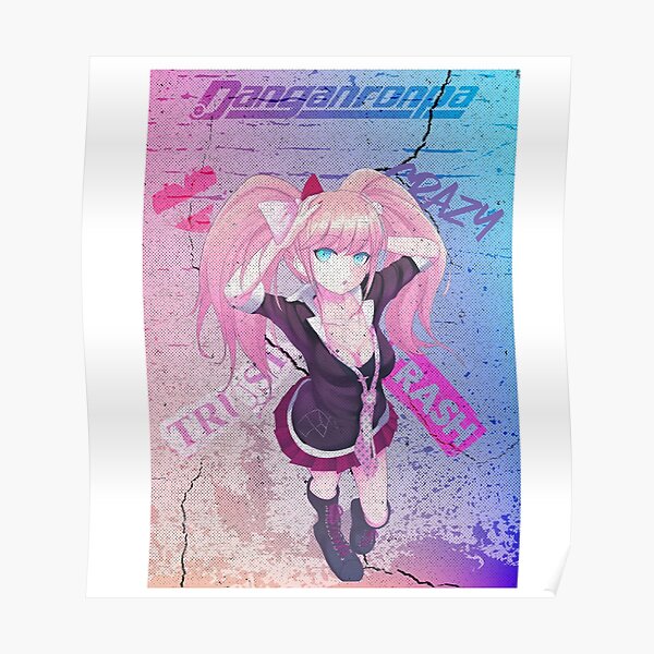 "Pastel Goth Anime Poster Design | Junko Enoshima" Poster for Sale by ...