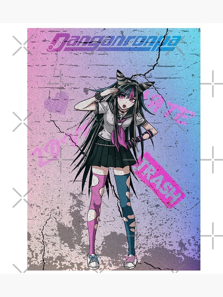 "Pastel Goth Anime Poster Design | Ibuki Mioda" Poster for Sale by ...