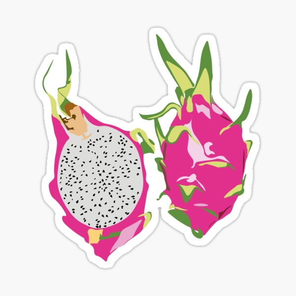 "Dragon fruit design-fruit collection-" Sticker for Sale by KBB-arts ...