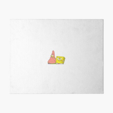 "SpongeBob and Patrick Star Cute VSCO Aesthetic Sticker" Art Board ...