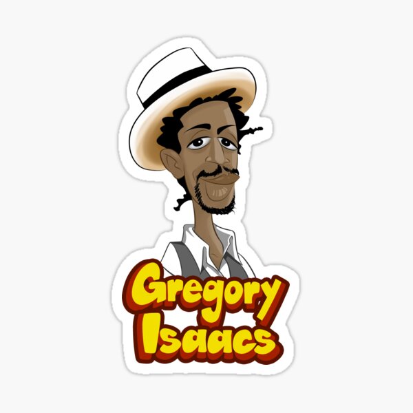 "Gregory IsaacsCartoon" Sticker for Sale by FJimenezArt | Redbubble