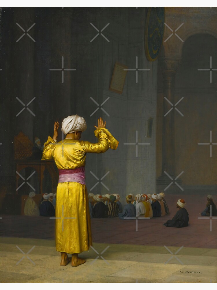 "Jean Leon Gerome -Prière Dans La Mosquée-Gebet in der Moschee" Sticker ...