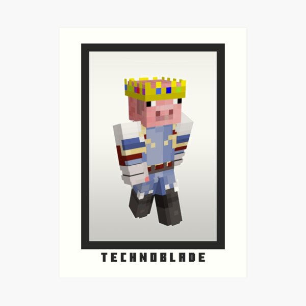 "Technoblade, Technoblade never dies" Art Print for Sale by Bandit-boy ...