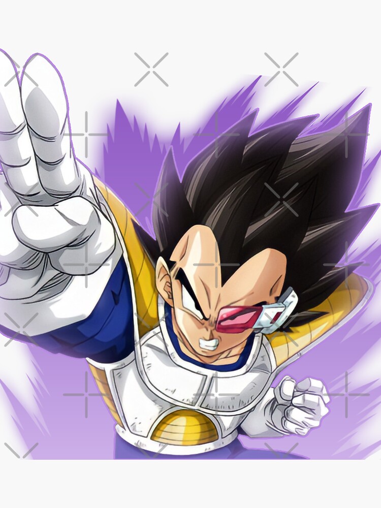 "Train Insaiyan Scouter Vegeta DB/DBZ/DBGT/DBS " Sticker for Sale by ...