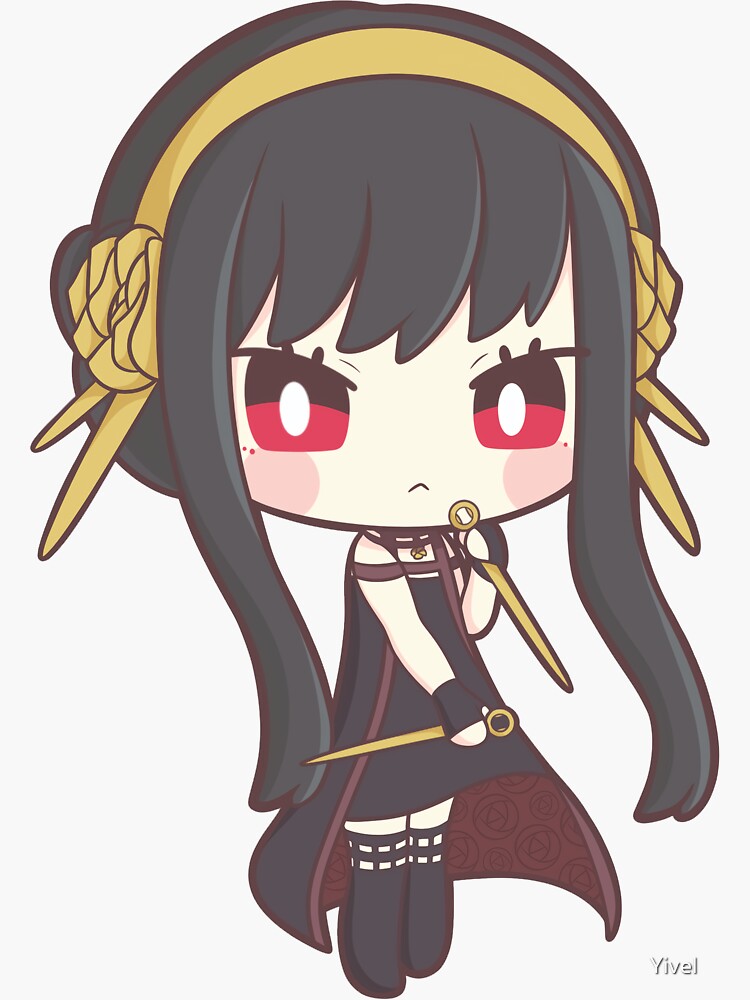 "Yor chibi" Sticker for Sale by Yivel | Redbubble