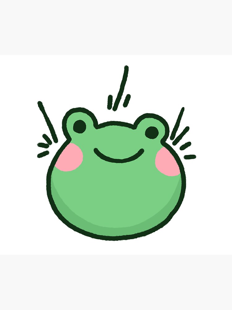 "Round Frog Face" Poster for Sale by BugPokemonBoy | Redbubble