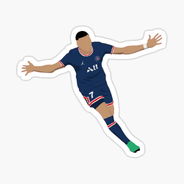 "mbappe goal celebration" Sticker for Sale by bruno-baldwin | Redbubble