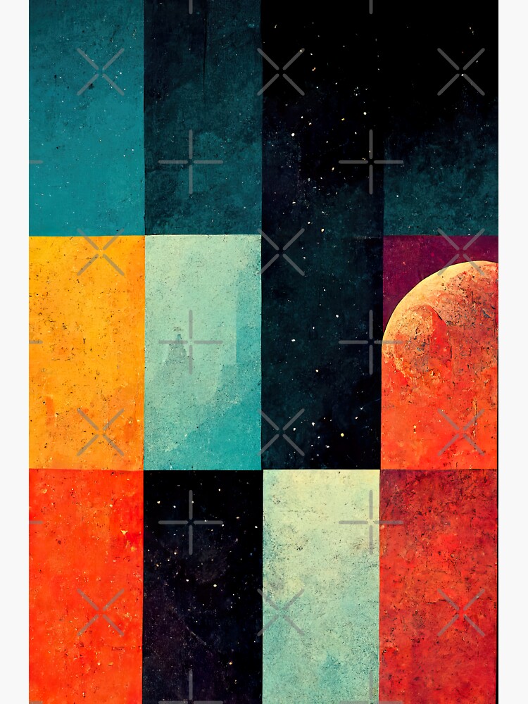 "Abstract Multiverse" Sticker for Sale by VarietyPrints | Redbubble