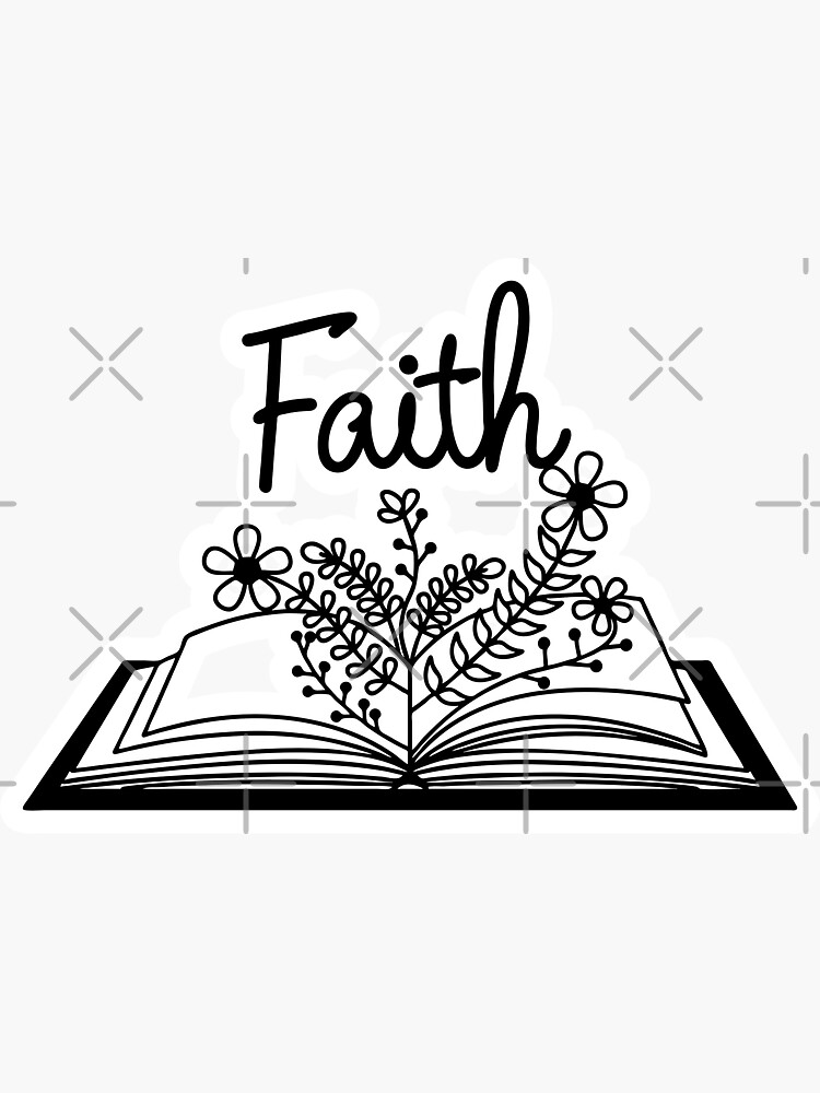 "Floral Bible | Christian Faith | Grow In Faith" Sticker for Sale by ...