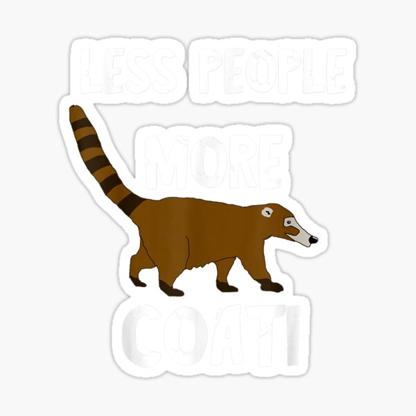 "Funny Coati Animal" Sticker for Sale by ScarlettAlex | Redbubble