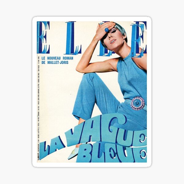 "Elle: Magazine Poster" Sticker for Sale by Marvadaniels | Redbubble