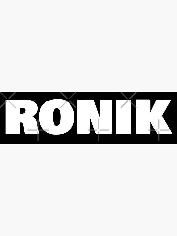 "Ronik" Sticker for Sale by PurpleBandar | Redbubble