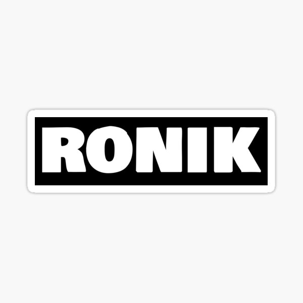 "Ronik" Sticker for Sale by PurpleBandar | Redbubble
