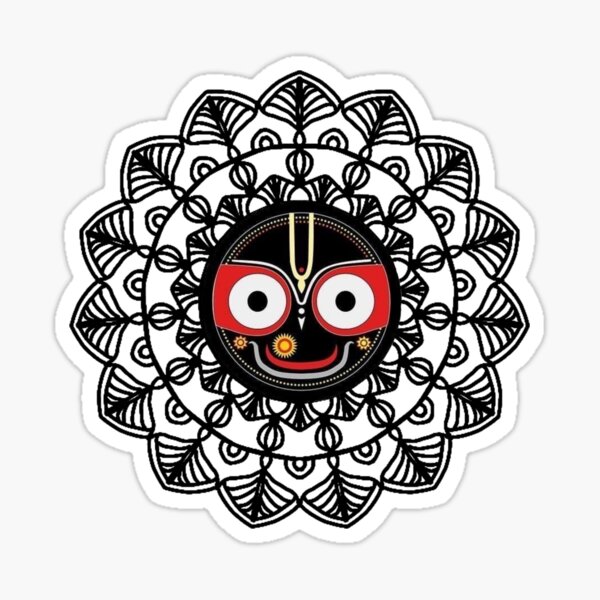 Jagannath Jai Jagannath Lord Jagannath Lord Of Universe Sticker For Sale By Krishnavi Redbubble