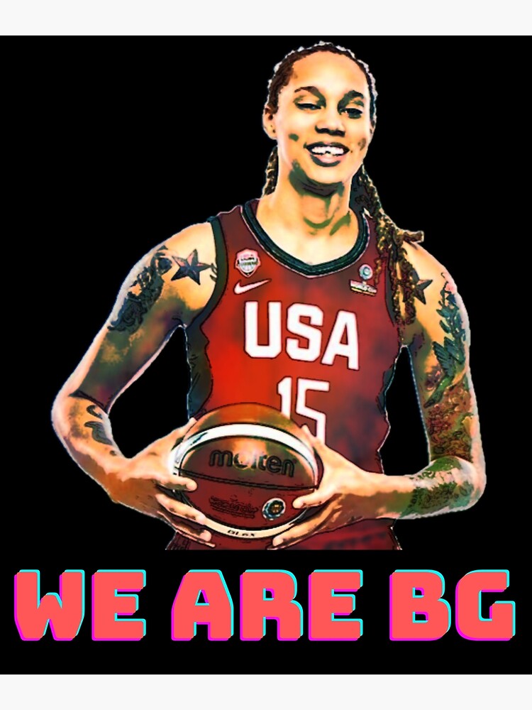 "Brittney Griner, free Brittney Griner, free BG" Poster for Sale by ...