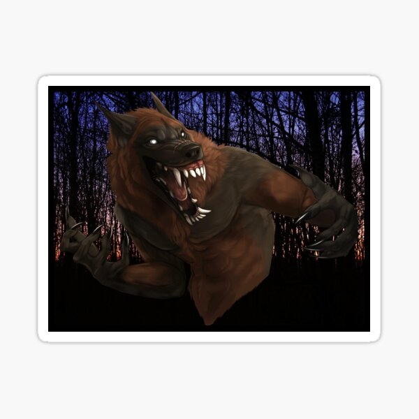 "MICHIGAN DOGMAN" Sticker for Sale by tokyogirl13 | Redbubble