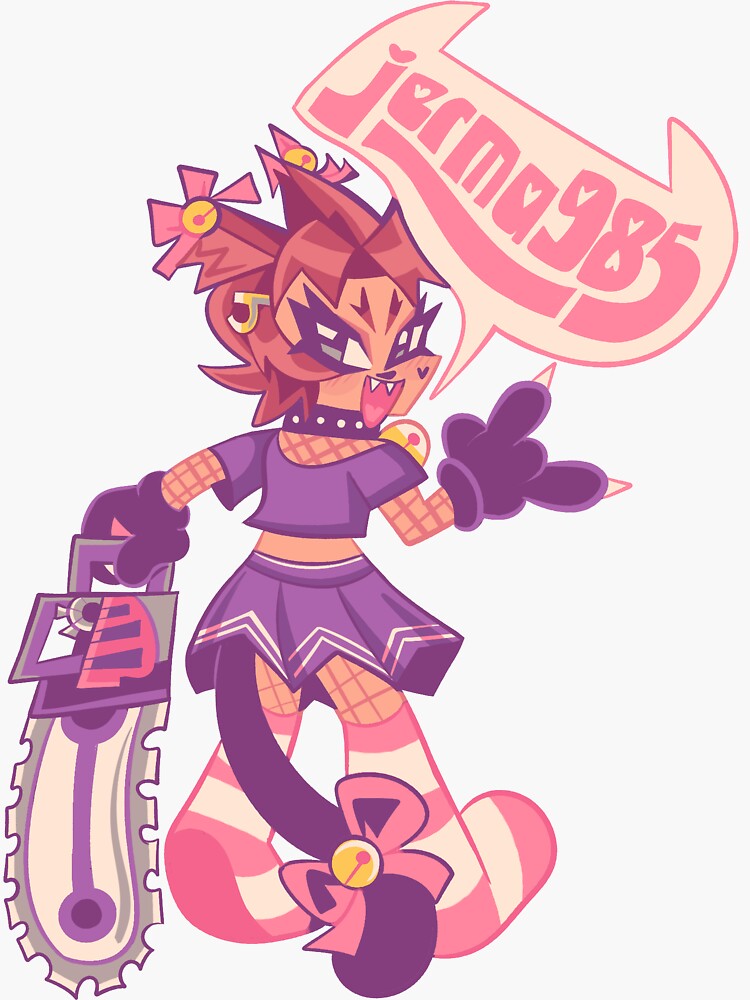 "CATBOY JERMA" Sticker for Sale by KAZOOINGTON | Redbubble