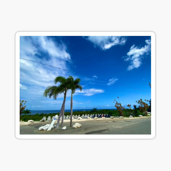 "Route 413 in Rincón, Puerto Rico" Sticker for Sale by palmerm4 | Redbubble