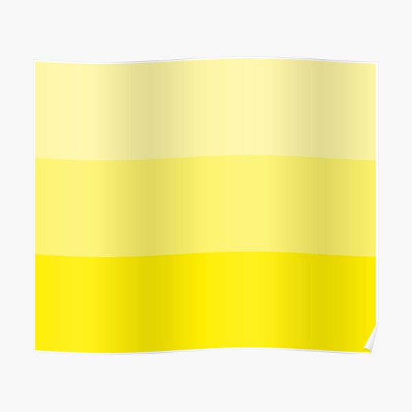 "Light Yellow Butter Yellow School Bus Yellow Stripes" Poster for Sale ...