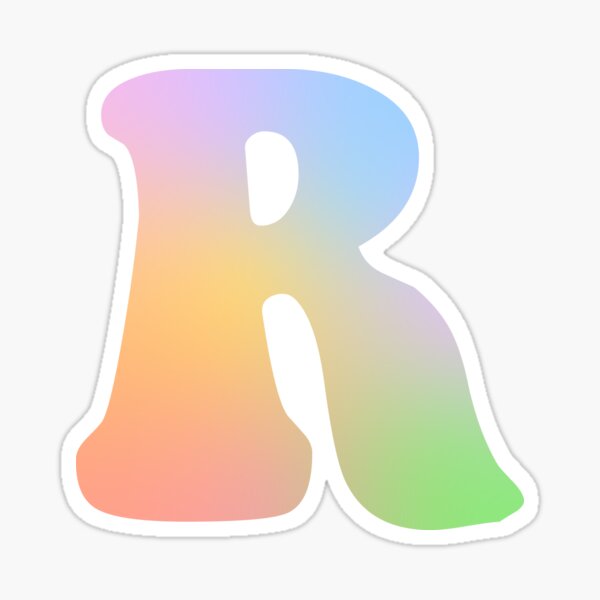 "letter R" Sticker for Sale by terraeris | Redbubble