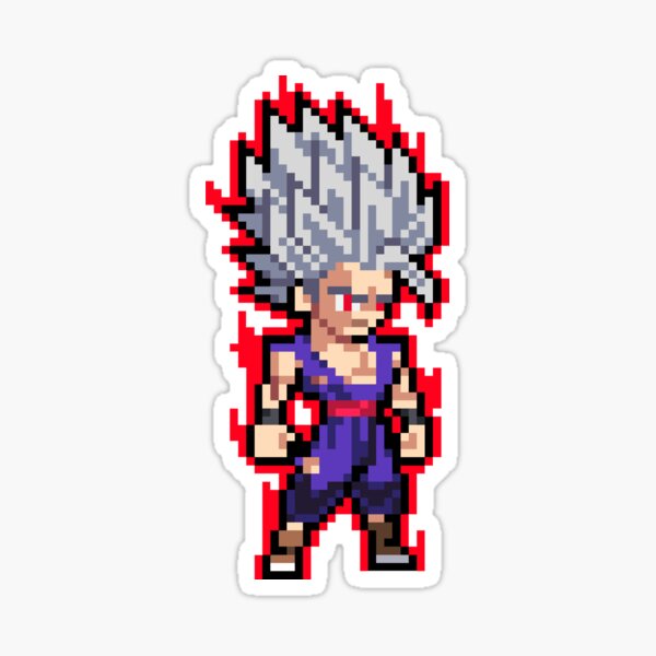 "Gohan Beast HQ Pixel Edition" Sticker for Sale by adventfan | Redbubble