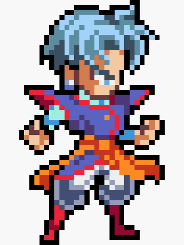 "Future Trunks Kai Outfit HQ Pixel Edition" Sticker for Sale by ...