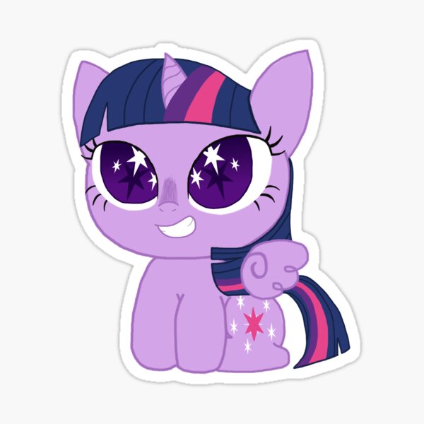 "Twilight Alicorn Chibi" Sticker for Sale by pinkieemo6 | Redbubble