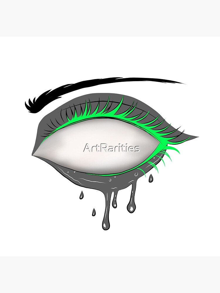 "Neon Psychedelic Slime Eye" Poster for Sale by RavenRarities | Redbubble