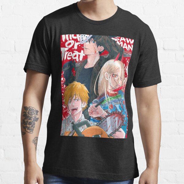 "Denji Chainsaw Man Painting Art" T-shirt for Sale by jerrieart ...