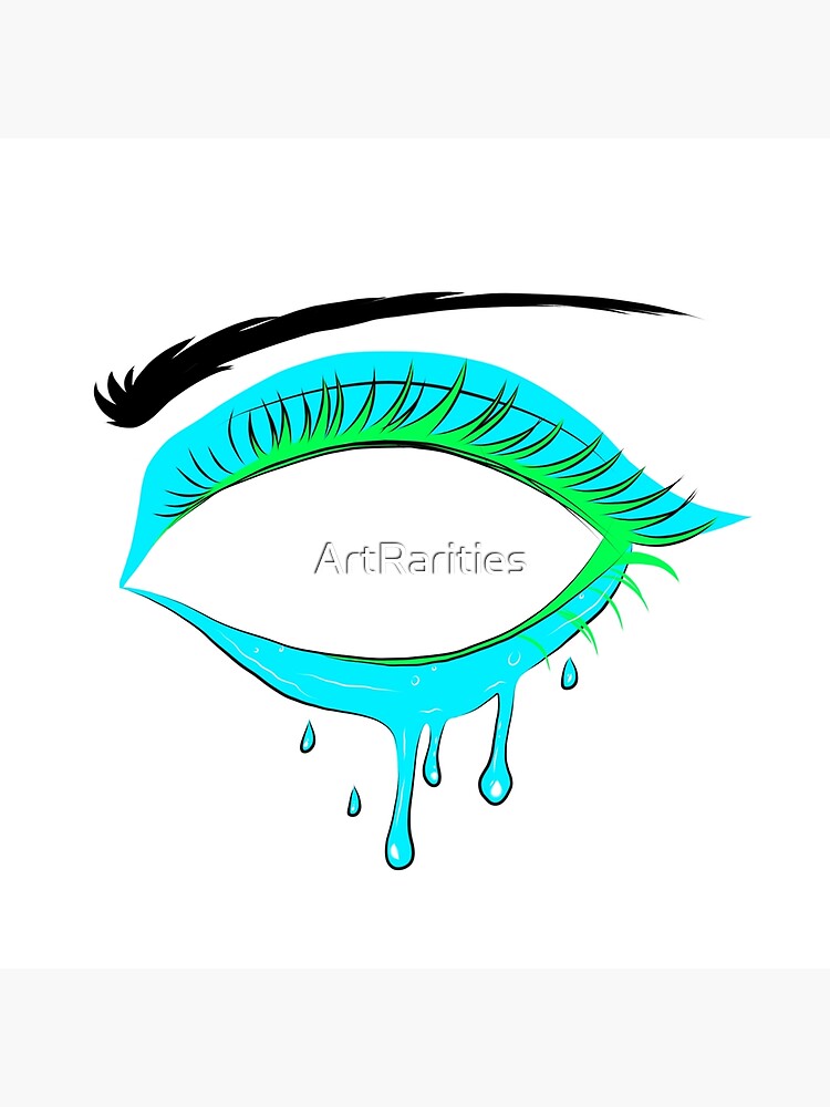 "Neon Psychedelic Slime Eye" Poster for Sale by RavenRarities | Redbubble