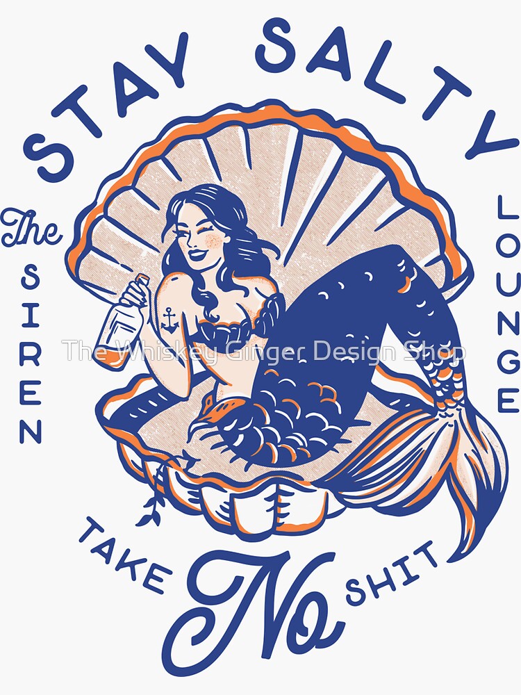 "The Siren Lounge: Stay Salty & Take No Shit. Cool Vintage Pinup ...