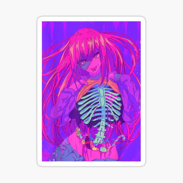 Anime Girl Kawaii Waifu Japanese Manga Otaku Sticker For Sale By