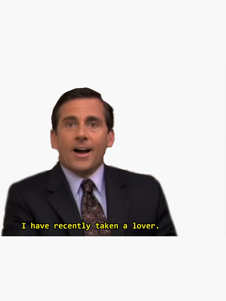 "Michael Scott The Office Sticker" Sticker for Sale by DunderMifflinUS ...