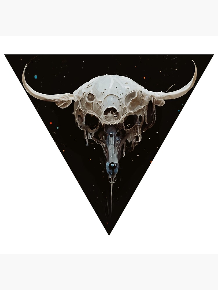 "Space Bull Rain scull " Poster for Sale by sparkzeno | Redbubble