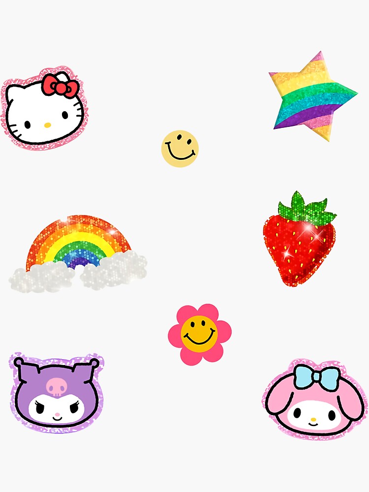 "cute y2k sticker pack" Sticker for Sale by DominicReid | Redbubble