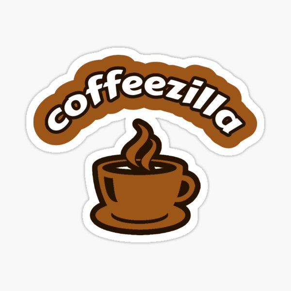 "Coffeezilla Coffee Person" Sticker for Sale by kosmicwaffle | Redbubble