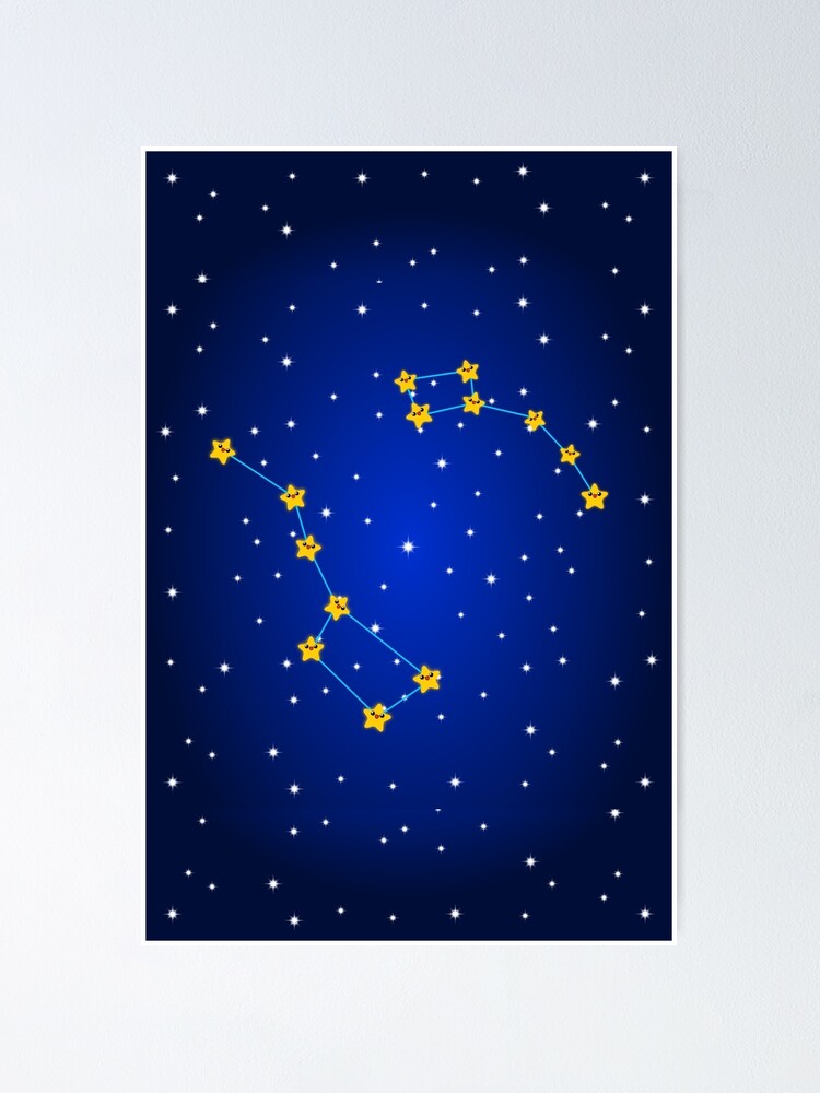 "Big Dipper | Small Dipper" Poster for Sale by mixMixtli | Redbubble