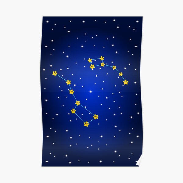 "Big Dipper | Small Dipper" Poster for Sale by mixMixtli | Redbubble