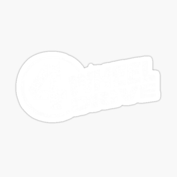 "Vintage White & Distressed 4 Wheel Drive Logo" Sticker for Sale by ...