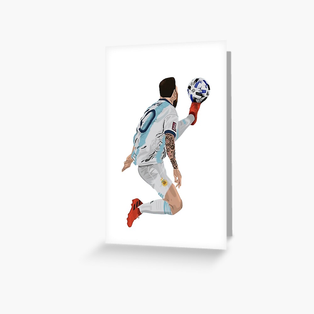 " Messi - Lionel Messi Ball" Greeting Card for Sale by bruno-baldwin ...