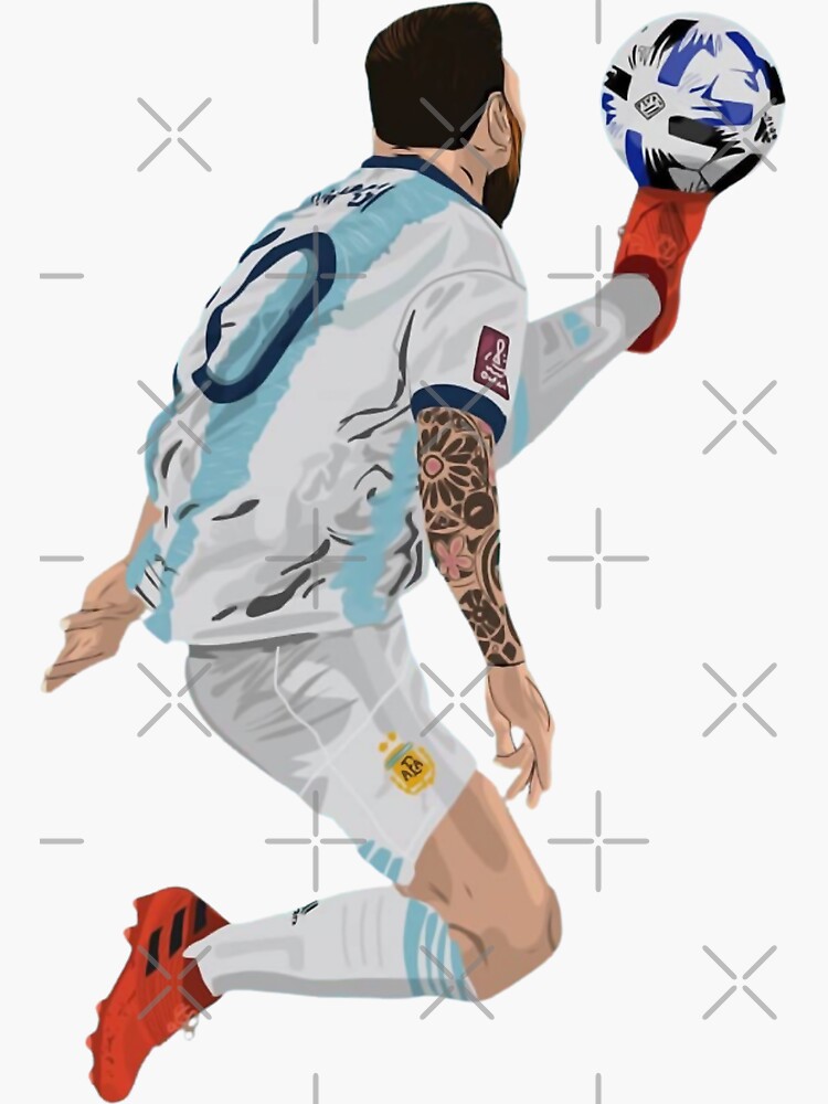 " Messi - Lionel Messi Ball" Sticker for Sale by bruno-baldwin | Redbubble