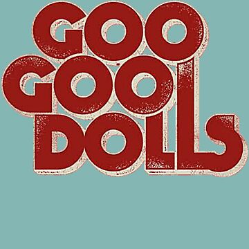 "blackwhitereddesign goo goo dolls logo " Art Board Print for Sale by ...