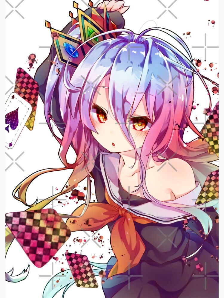 "Shiro No Game No Life Anime Waifu" Sticker for Sale by tamikabee ...