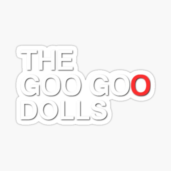 "goo dolls goo " Sticker for Sale by JettieMuller | Redbubble